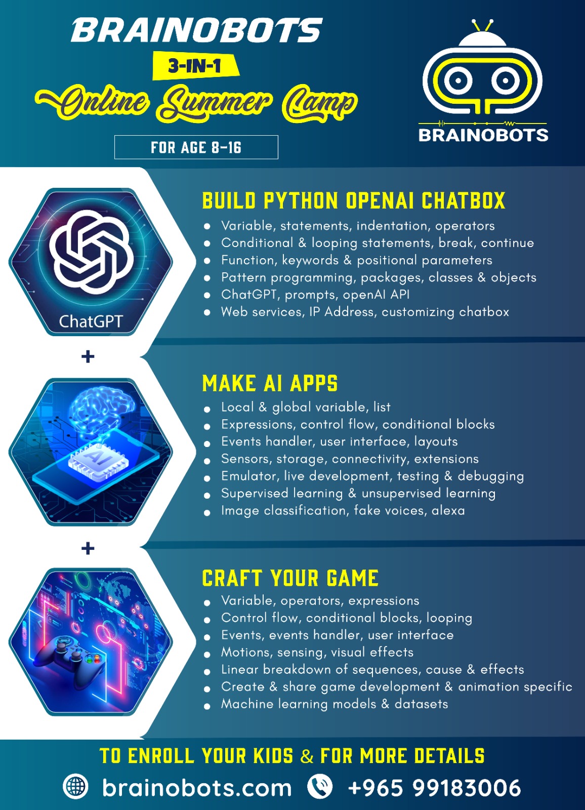 summercamp | Brainobots | Robotics for Kids | Internet of Things ...